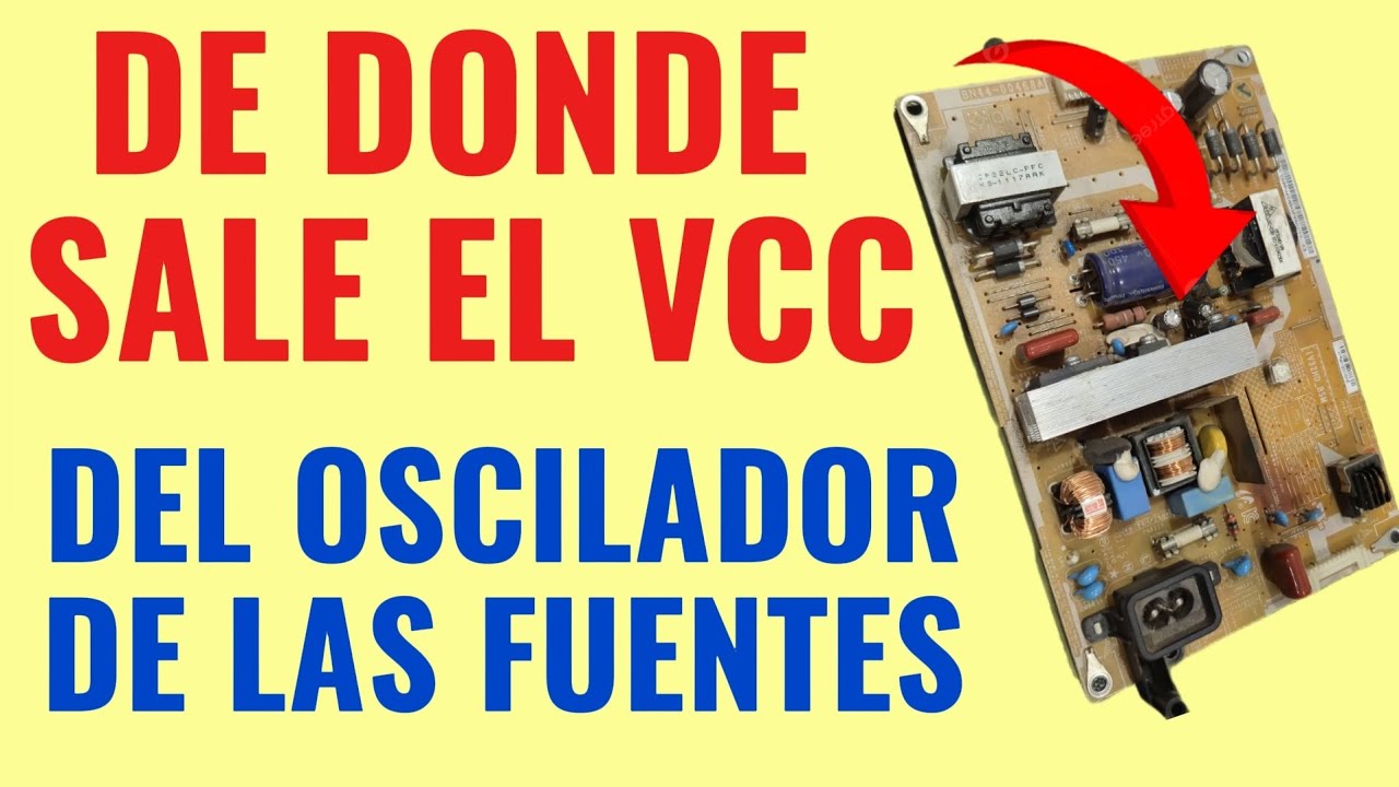 ️DE DONDE SALE EL VCC DE EL OSCILADOR DE FUENTES CONMUTADAS - YouTube