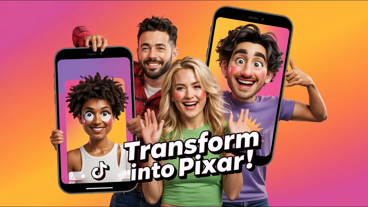 Transform into Pixar Character on TikTok! CapCut Tutorial & Trending ...