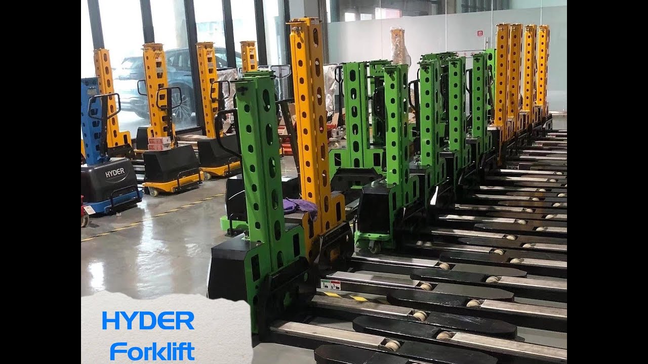 China HYDER Best Sell 500kg 1000kg Semi Electric Self-Lifting Stacker ...