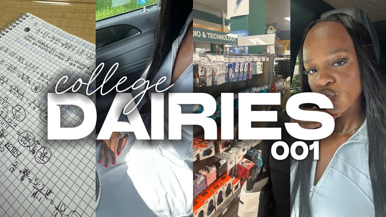 College Diaries🎀: First day of college | grwm, classes, love island ...