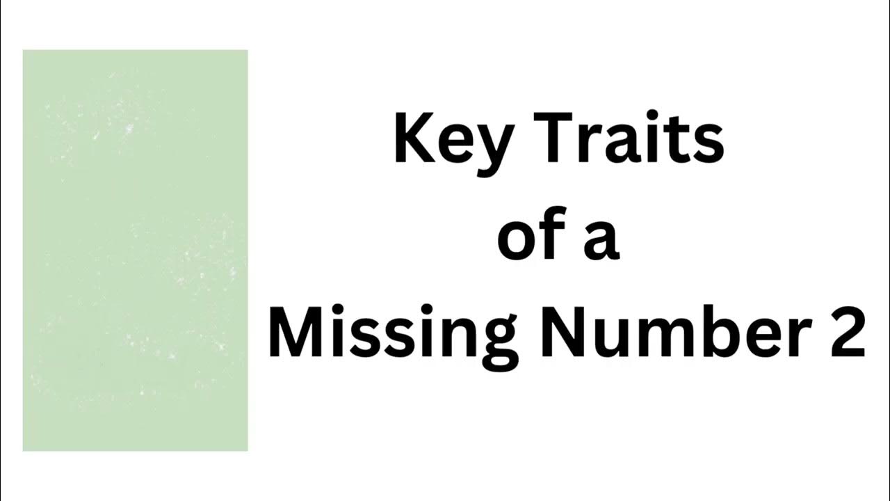 Missing number 2 in Losu grid.Numerology - YouTube