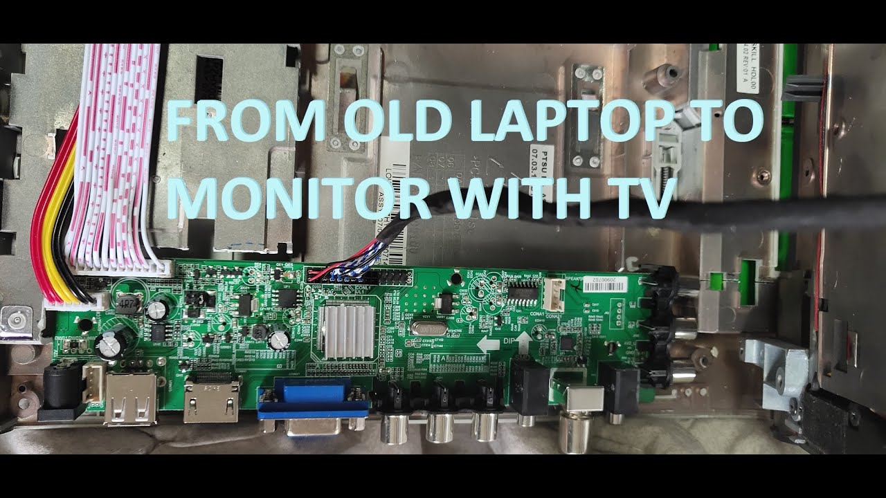 How to turn an old laptop into an external monitor with digital TV ...