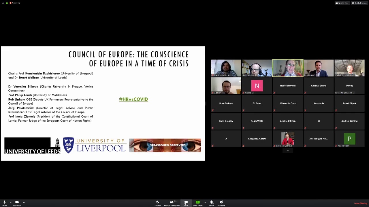Council of Europe: The Conscience of Europe in a Time of Crisis - YouTube