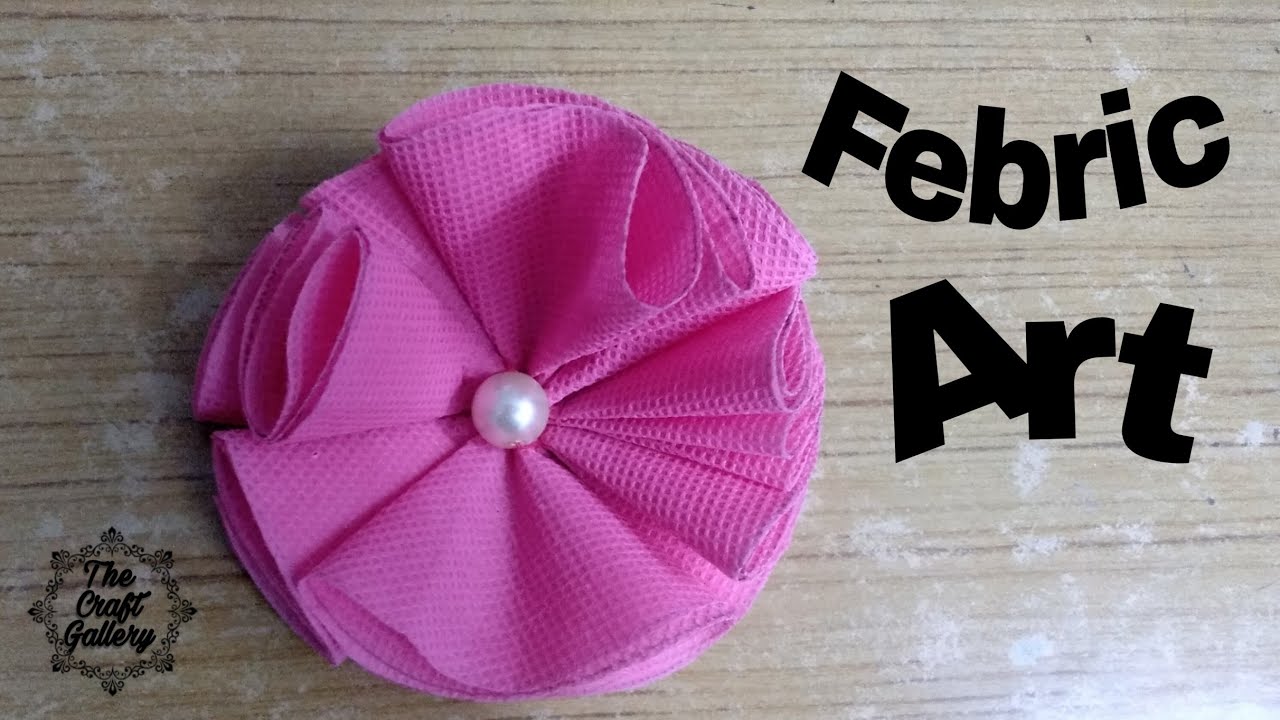 WOW!!! Lovely fabric flower II Cloth Flower II Craft II The craft ...