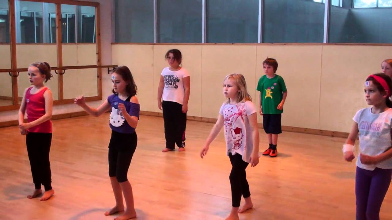 Popdance Kids snippet of a routine - YouTube