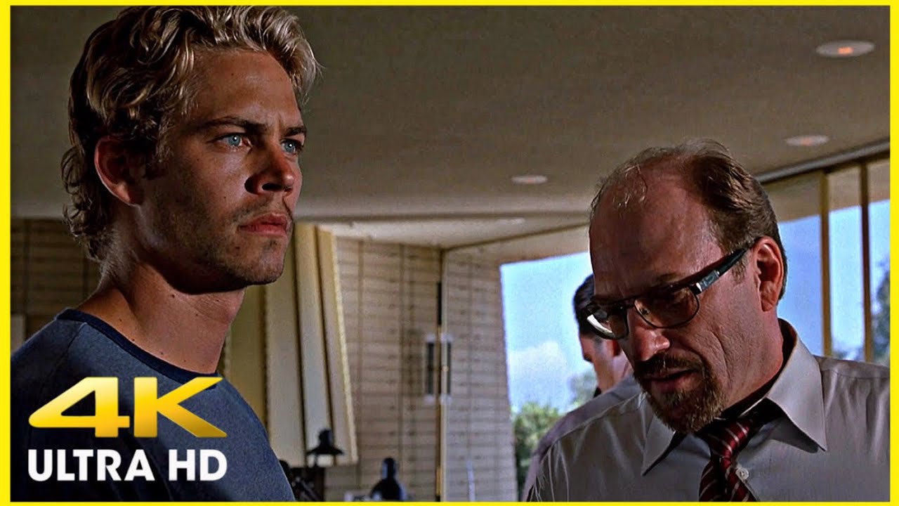 The Fast And The Furious (2001) - Brian Is A Cop Scene [Open Matte 4K ...
