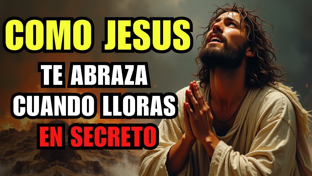 CÓMO JESUS TE ABRAZA CUANDO NADIE MÁS PUEDE VERTE LLORAR / ESTE MENSAJE ...