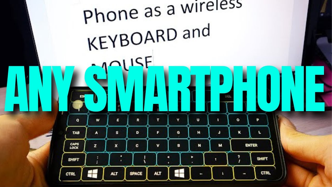 How to Use Phone as Keyboard and Mouse (2024) - YouTube