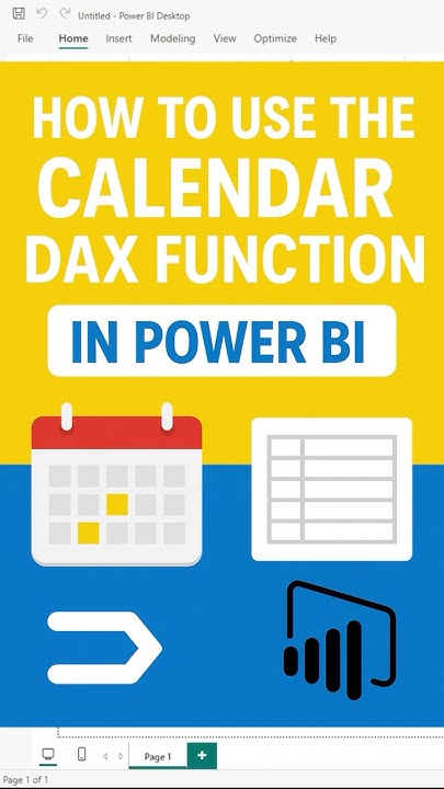 Create a Dynamic Date Table with CALENDAR DAX in Power BI #Shorts #PowerBI #DAX - YouTube