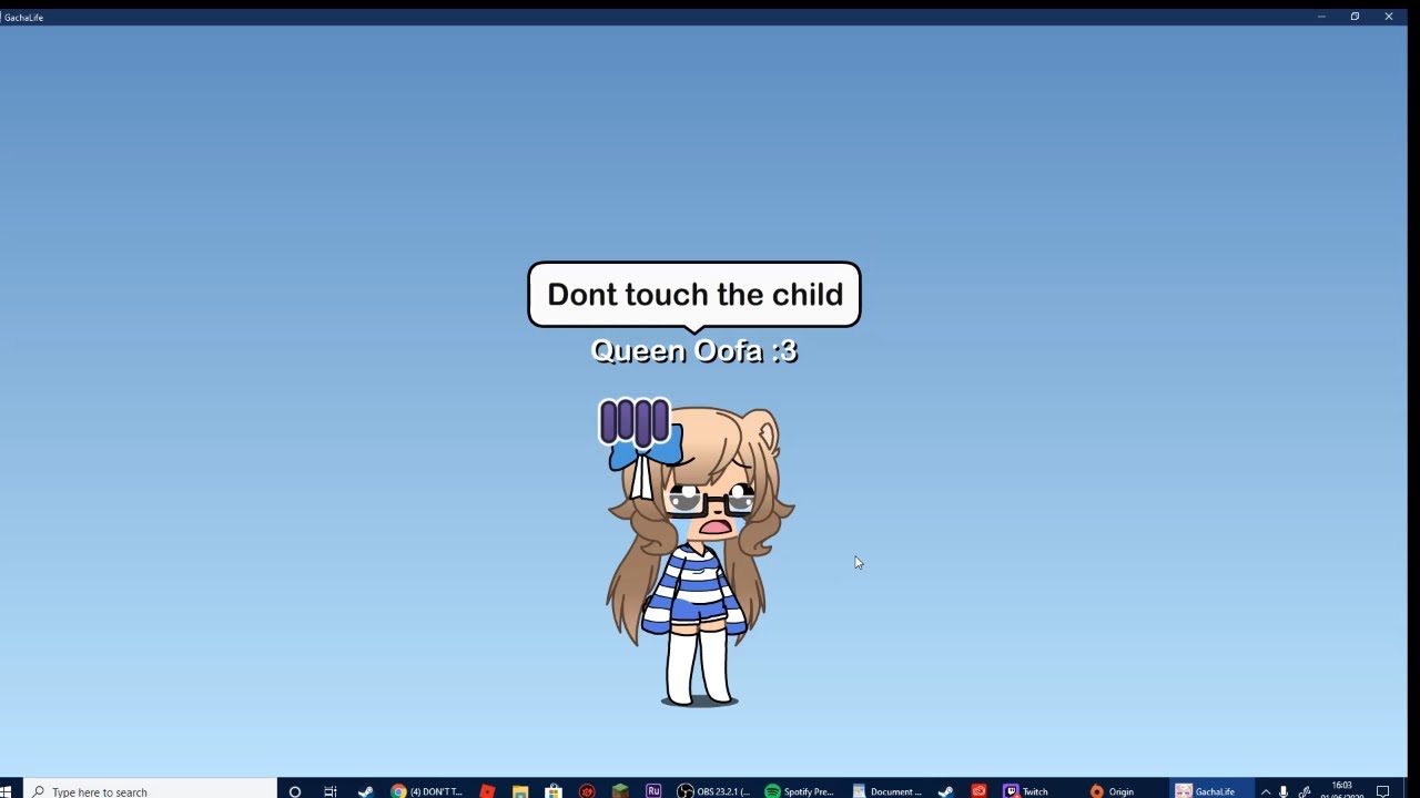 Dont touch the child{meme} - YouTube