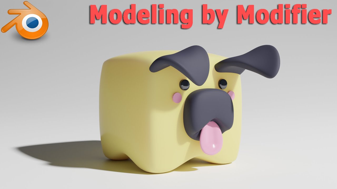 Blender Basic Modeling Tutorial - Simple Puppy #oe300 - YouTube