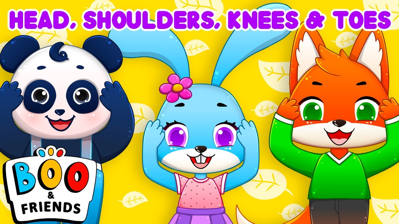 Head Shoulders Knees and Toes | Nursery Rhymes & Kids Songs Boo ...