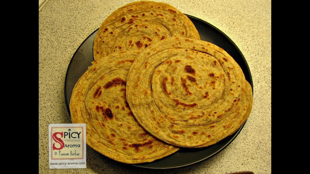 How to make Lachha Paratha | Lachha paratha recipe | Indian recipes by ...