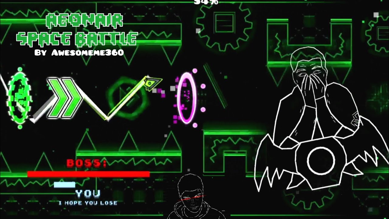 [Demon] "AEONAIR SPACE BATTLE" By AwesomeDude4078. (3 Coins). Geometry ...