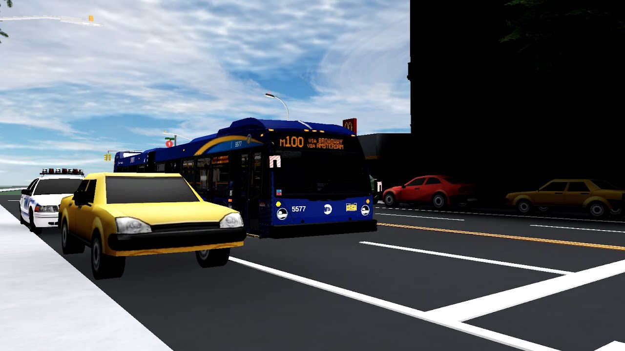 ROBLOX | 2016 LFSA M100 Bus Ride to W 125th St/St. Nicholas Av - YouTube