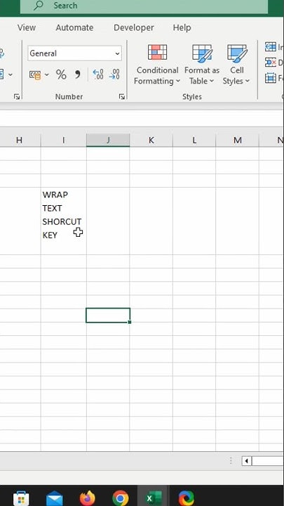 Wrap Text Shortcut Key In Excel Excelreel Excelshorts Exceltricks Excell Viral Exceltips