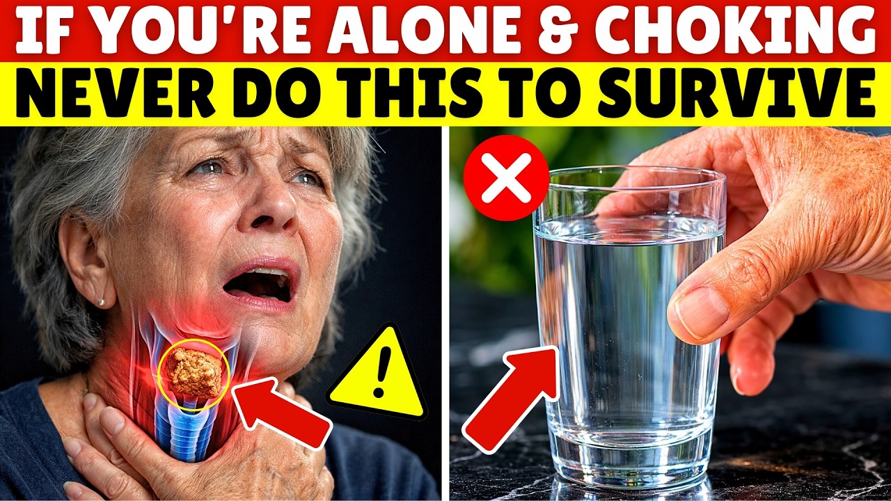 How to Survive CHOKING Alone After 60 - Do THIS Immediately In The ...