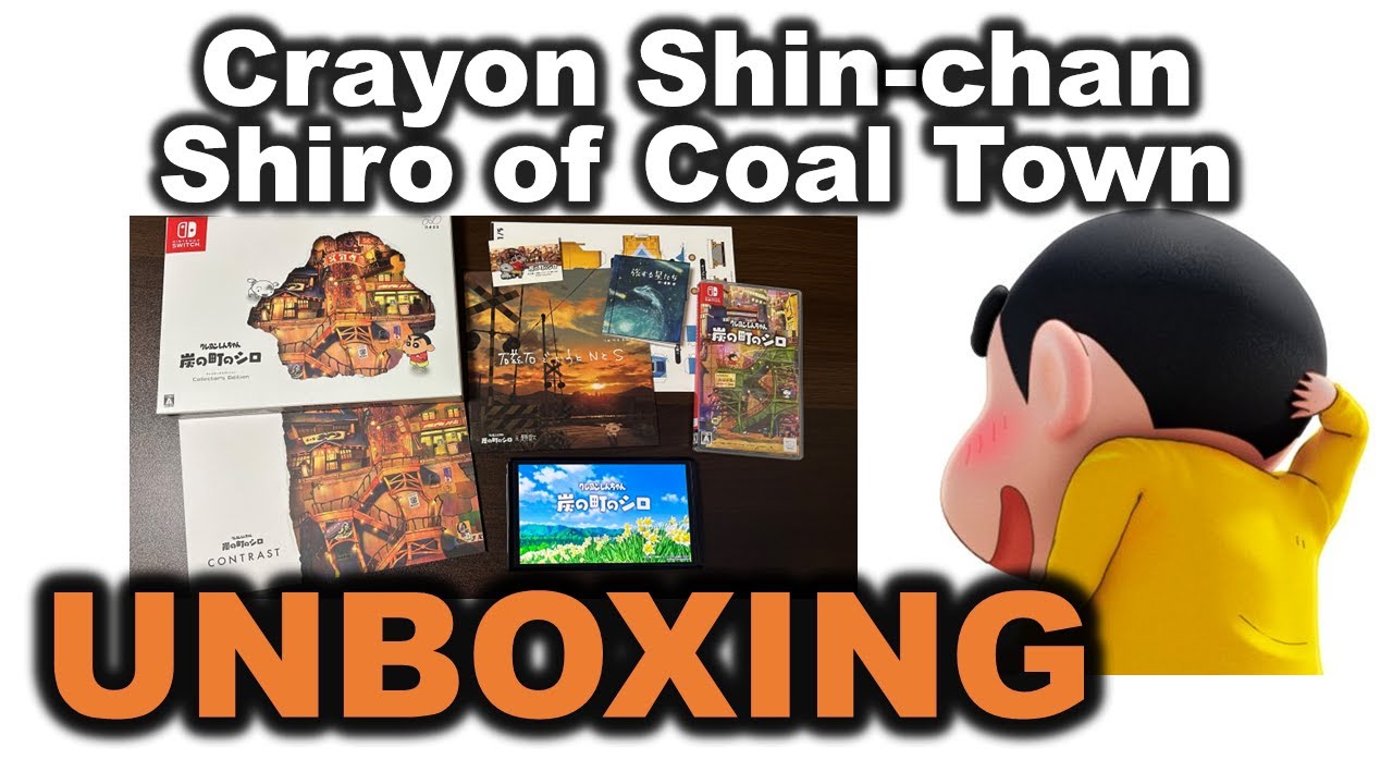 【Japan Exclusive】Unboxing Crayon Shin-chan Shiro of Coal Town Collector ...