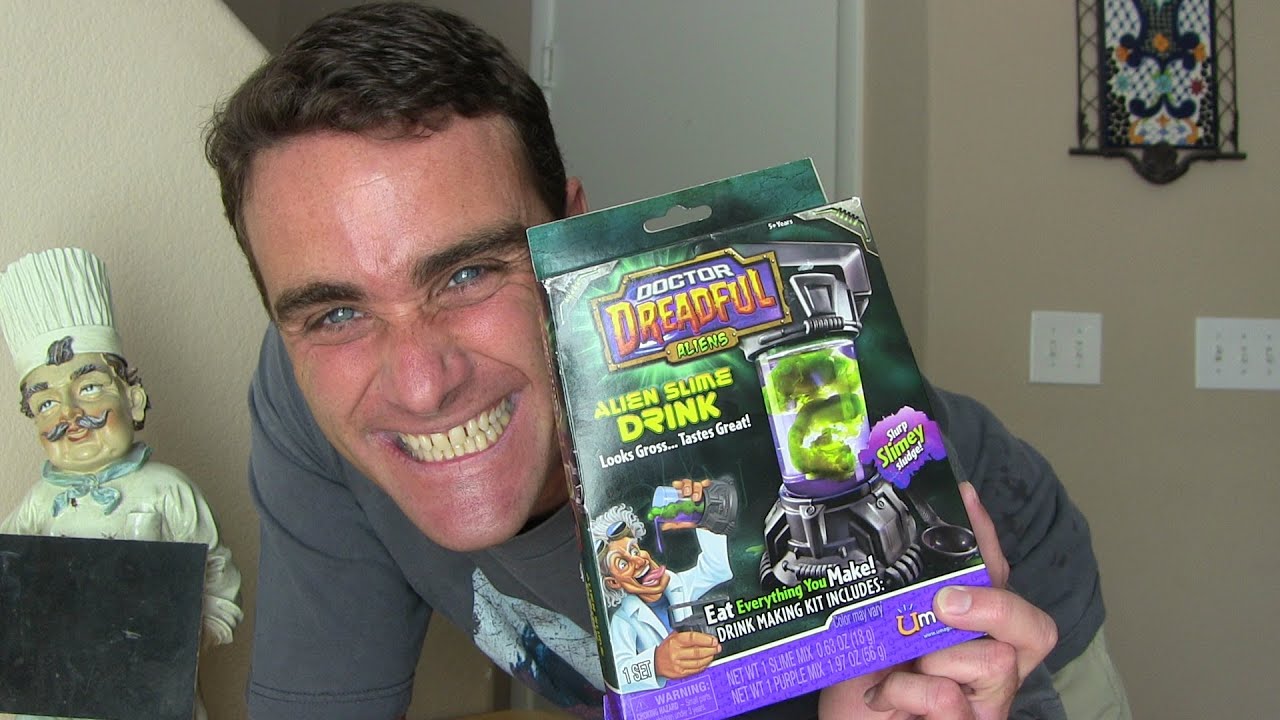Dr. Dreadfuls Alien Slime Drink Review + Unboxing! || Konas Vlog ...