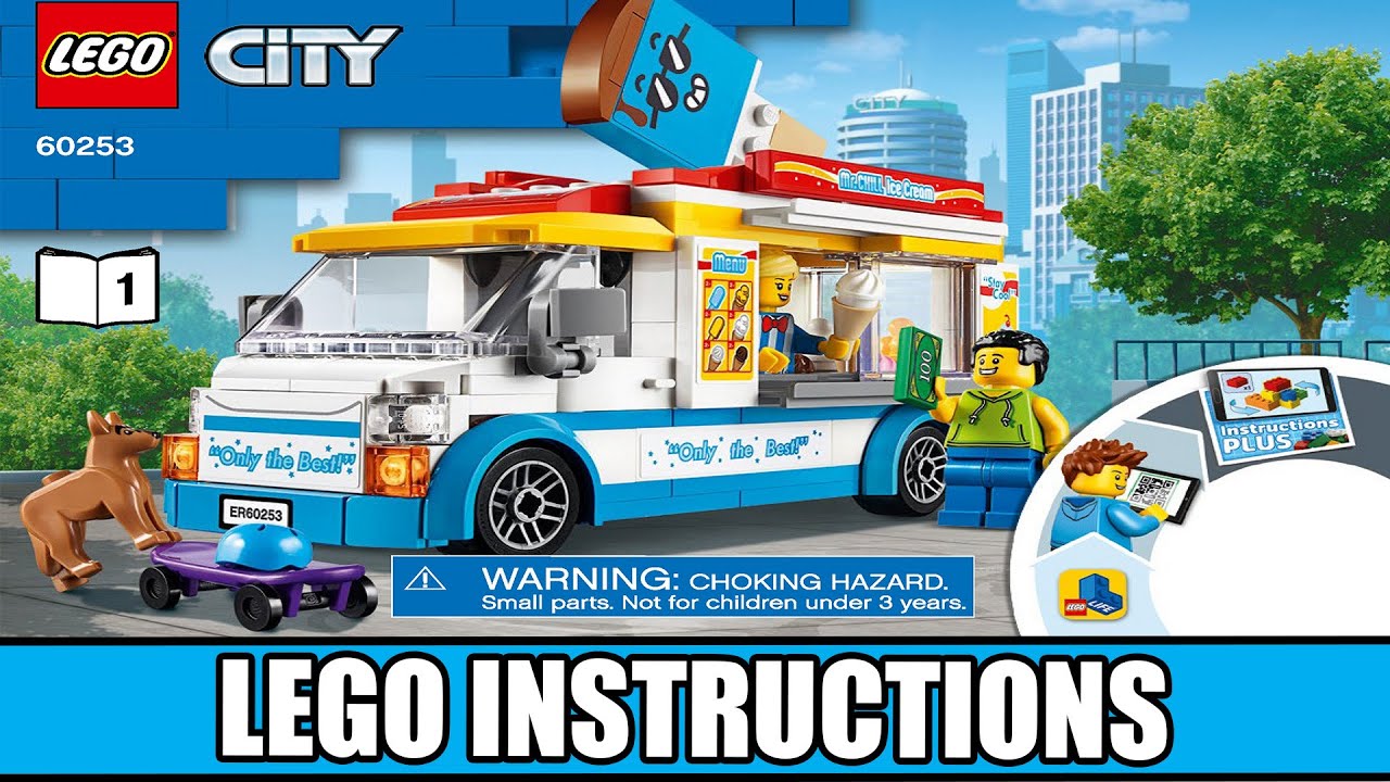LEGO Instructions | City | 60253 | Ice-Cream Truck (Book 1) - YouTube