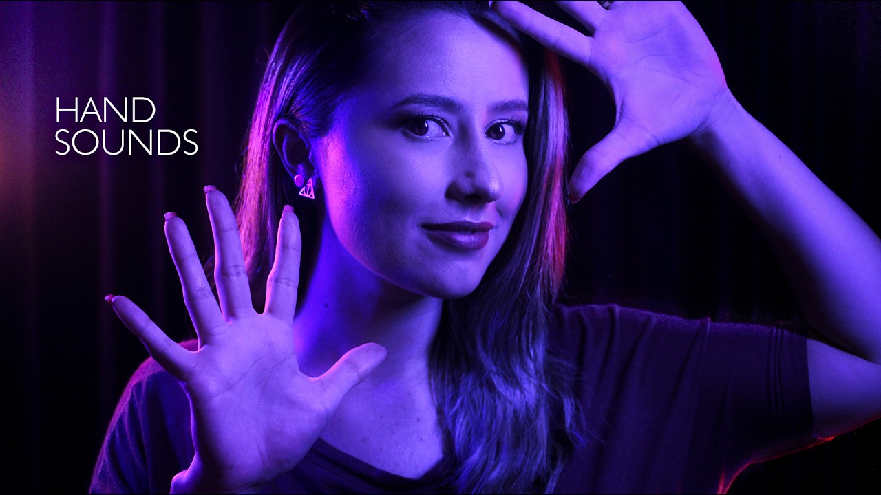 ASMR SUPER RELAXING HAND SOUNDS WITH FINGER FLUTTERING NO TALKING - YouTube