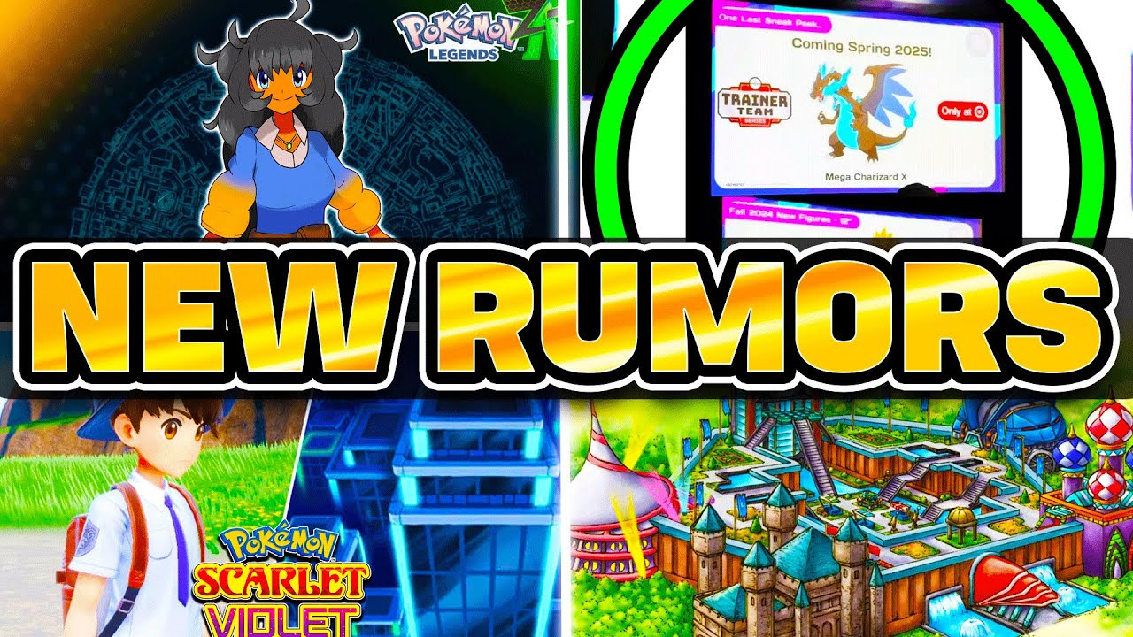 POKEMON NEWS & LEAKS! Legends ZA Merch Leaks & Pokemon Scarlet & Violet ...