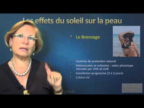 Comment bronzer module1: Les 7 effets du soleil sur votre peau - YouTube