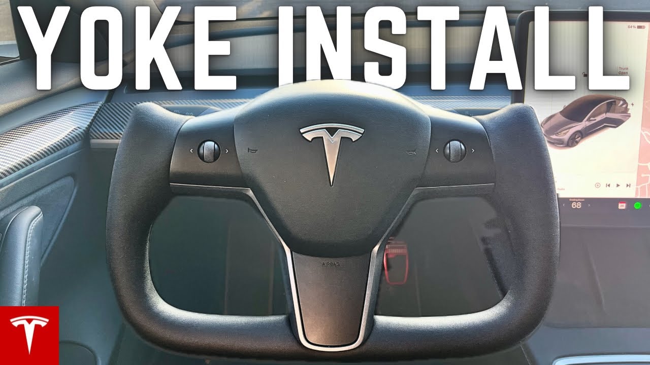 How To Install a Model 3/Y Yoke [STEP BY STEP] - YouTube