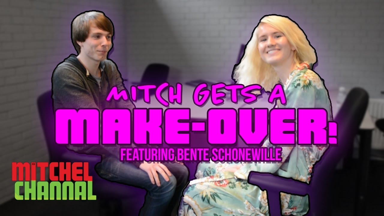 Putting Make-Up on Mitch his Face! - Mitch Vlog #0 - YouTube