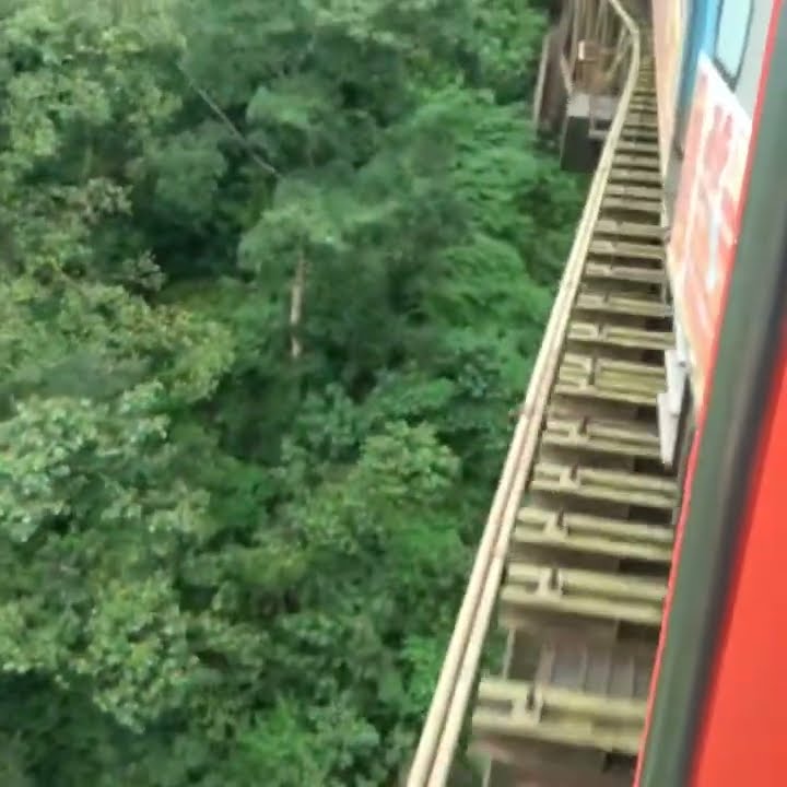 Yeshwantpur Express crossing the mighty rail bridge in the Sakleshpura ...