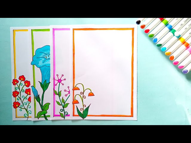 Easy Border Design For Project| Assignment Front Page, 49% OFF