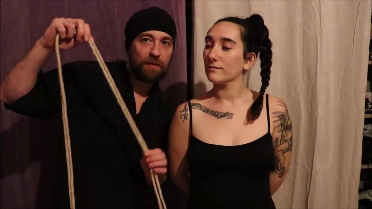 Tuto shibari débutant harnais de buste/ beginner kinbaku chest harness - YouTube