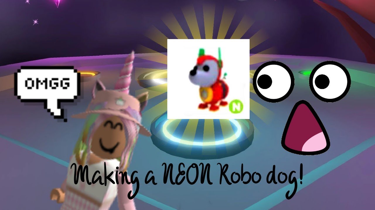 Making a NEON Robo dog! | Uni Looney | Roblox - YouTube