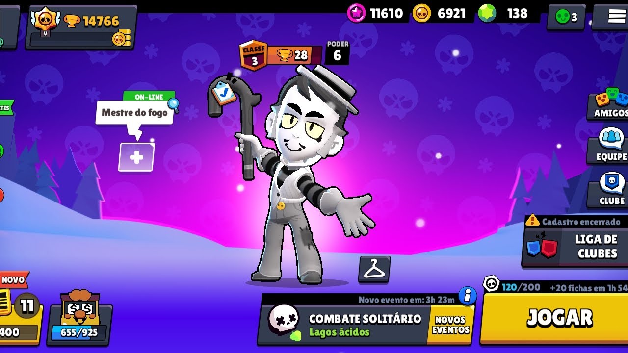 braw stars testando o novo brawler Gray - YouTube