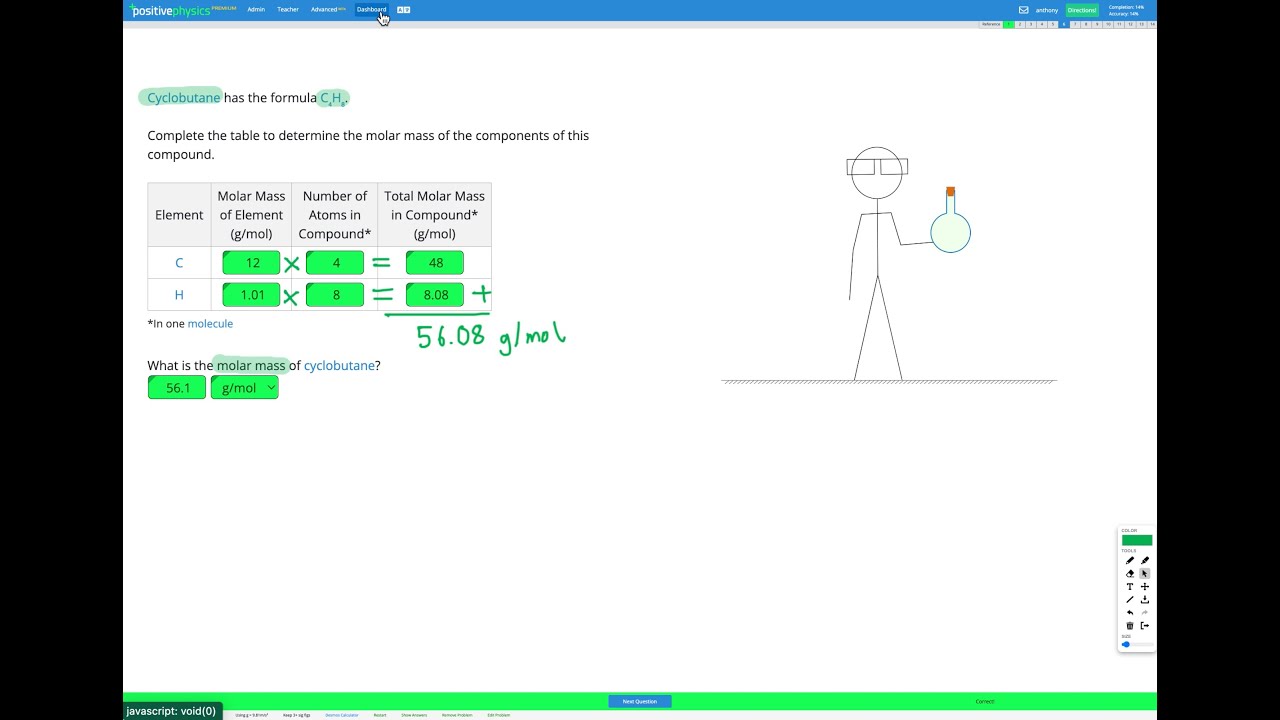 Chemistry - Moles & Molar Mass - Calculating Molar Mass - YouTube