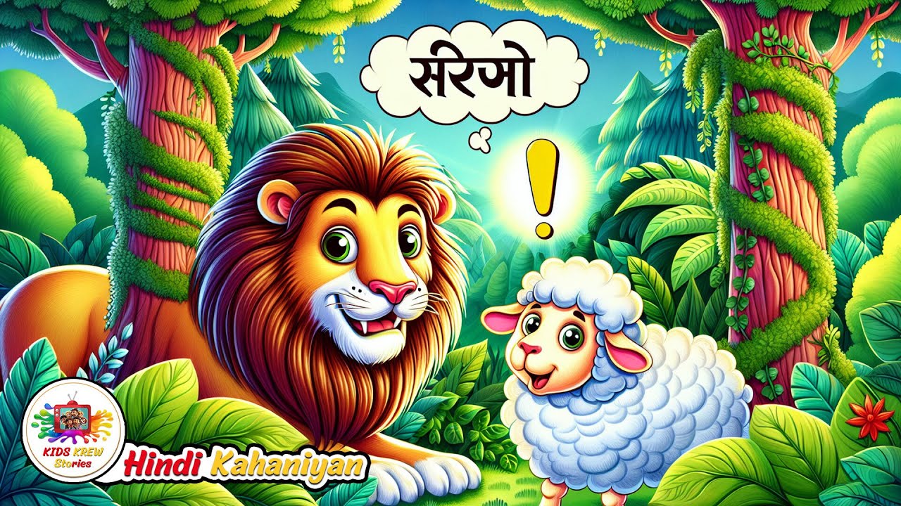 शेर और चतुर भेड़ | Lion and Clever Sheep | Stories and Fairy Tales By ...
