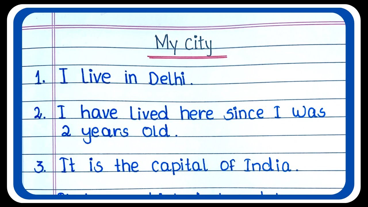 10 Lines On My City | Essay on My City in English | My City Essay in ...