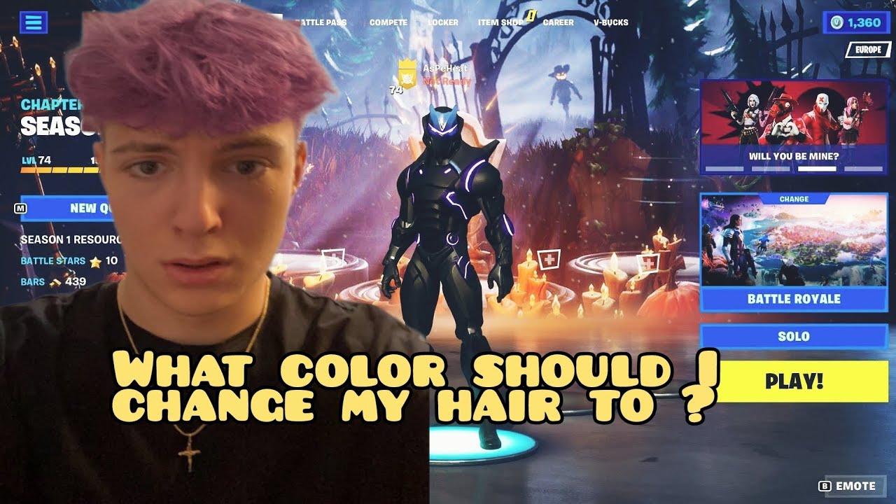 Clix Changes His Hair Color - YouTube