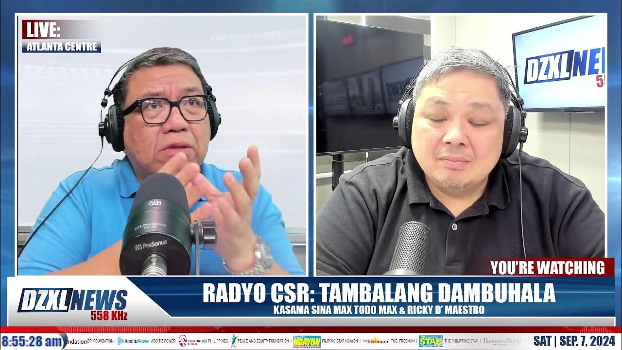 RADYO CSR (TAMBALANG DAMBUHALA) - 09/07/2024 - 8:00AM - 9:00AM - YouTube