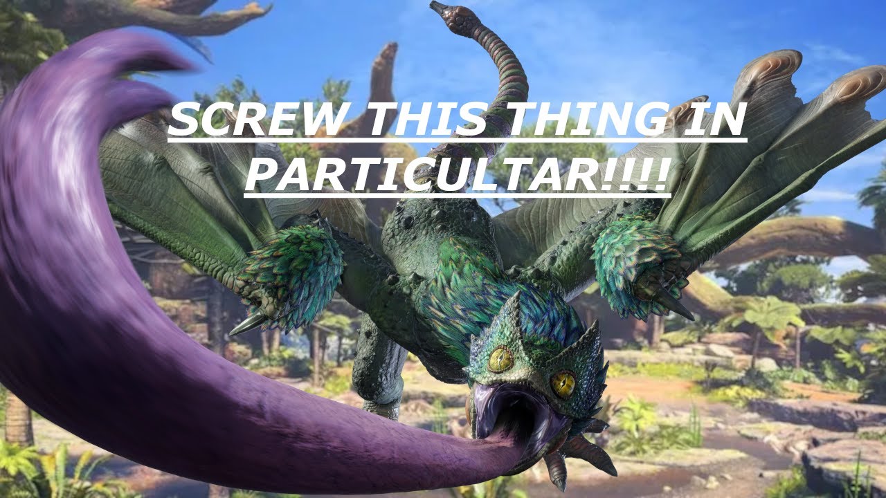 Creatures of Monster Hunter World: Pukei-Pukei - YouTube