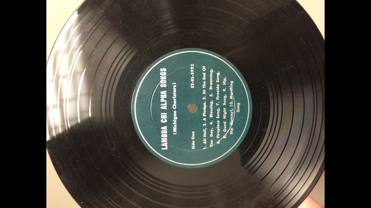 Lambda Chi Alpha Songs by the Michigan Choristers side one - YouTube