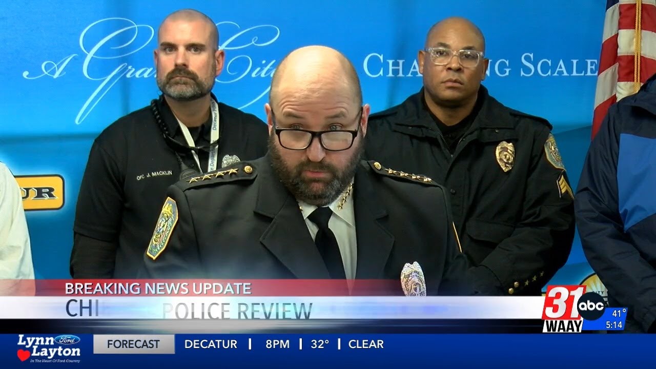 Decatur Police Chief Todd Pinion responds to independent review - YouTube