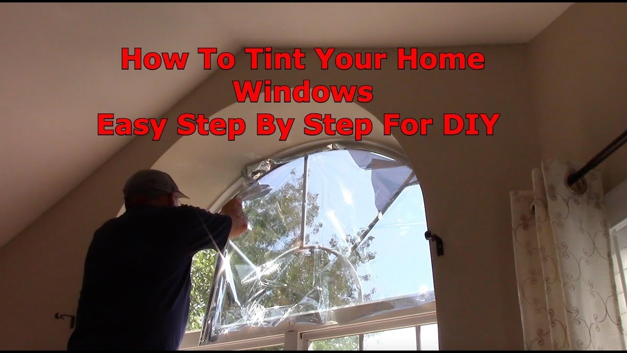 How To Install Home Window Tint - YouTube