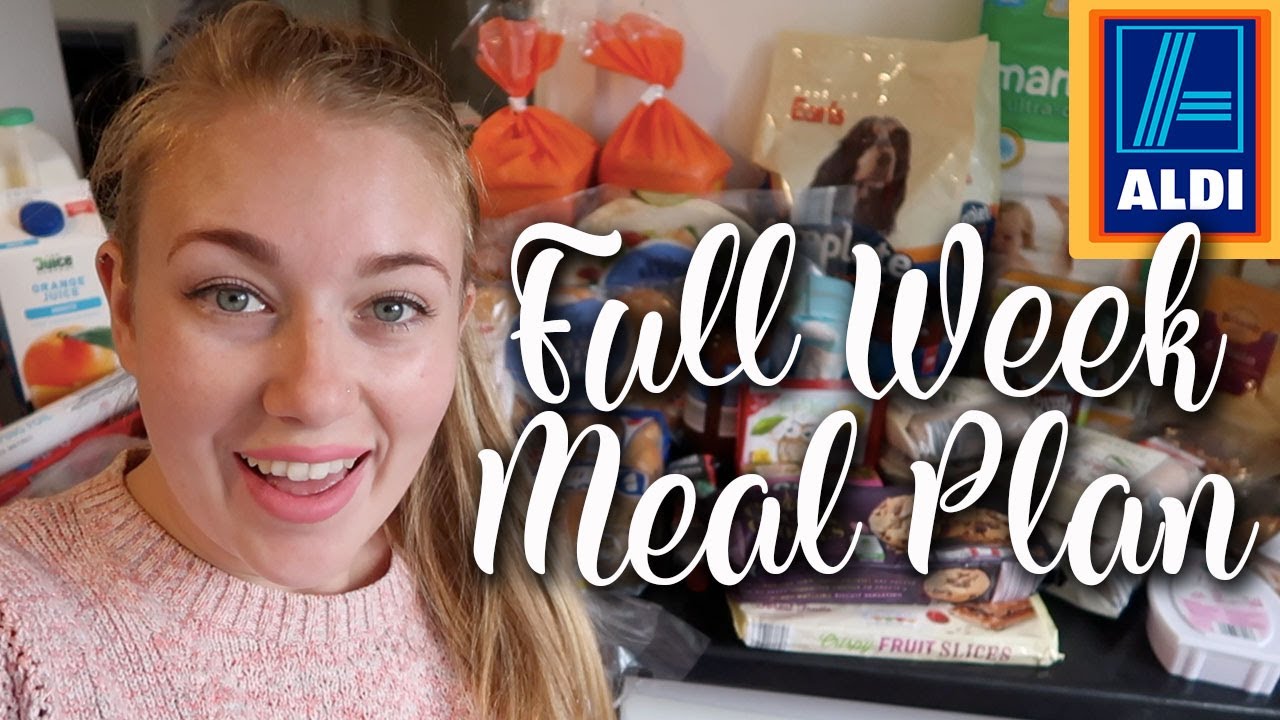 MEAL PLANNING HUGE ALDI HAUL 7 DAY MEAL PLAN FOR FAMILY OF 4 LOTTE MEAL PLANNING HUGE ALDI HAUL 7 DAY MEAL PLAN FOR FAMILY OF 4 LOTTE