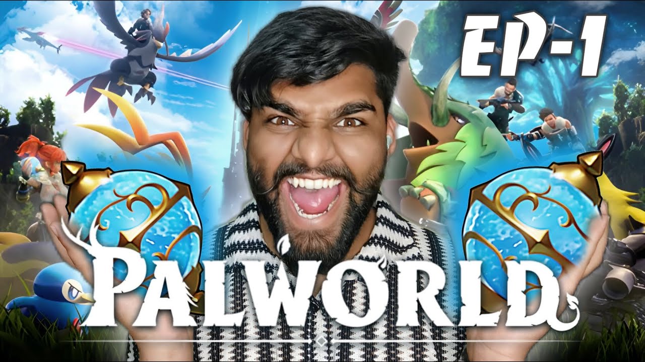 PALWORLD EP 1 || BEST GAME EVER || MERA NAYA GHAR || BHOT MEHNAT KARNI ...