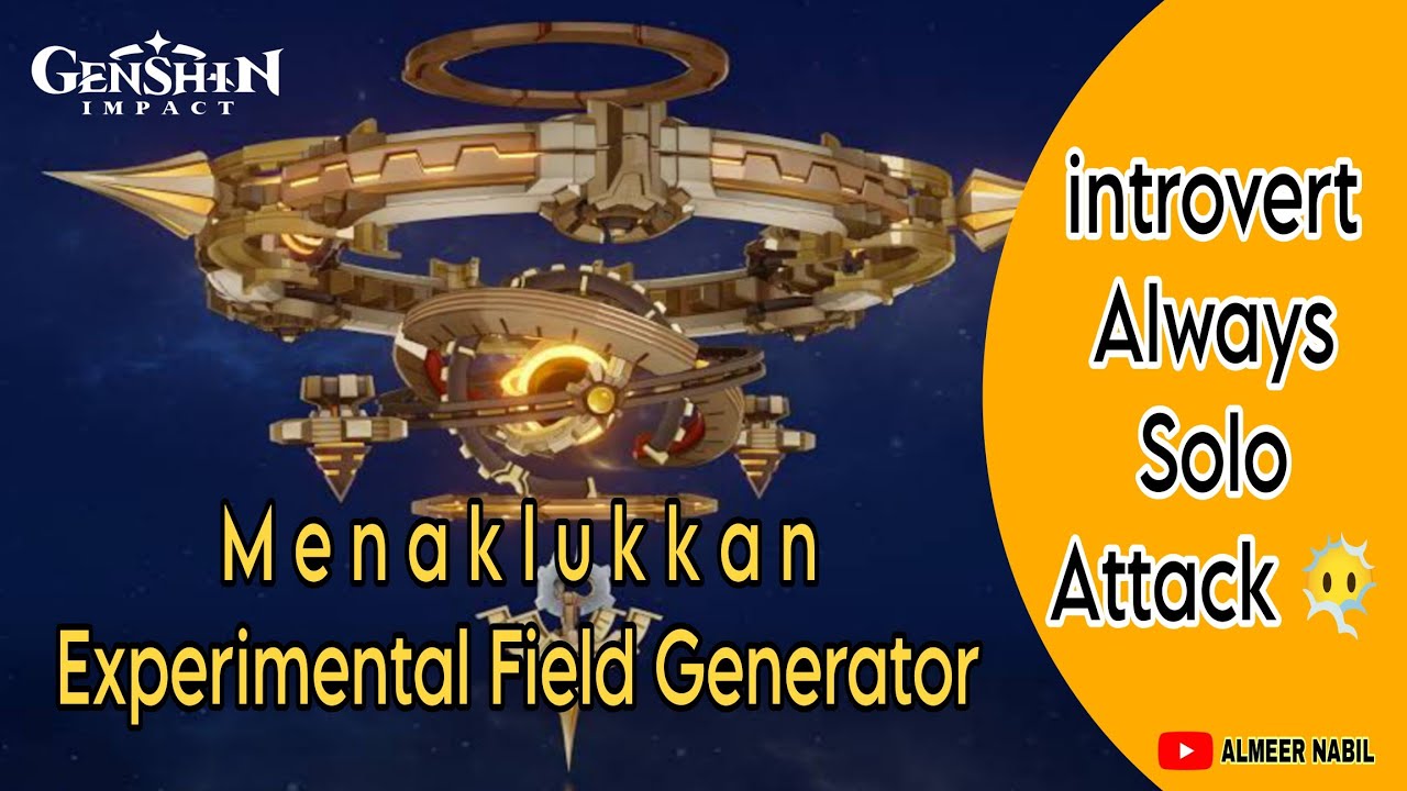 Solo Attack Mengalahkan Boss Experimental Field Generator dengan Mudah ...