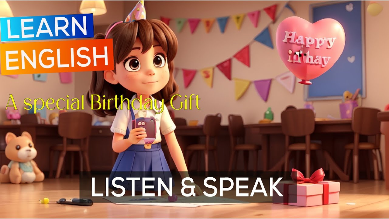 Improve Your English | A special Birthday Gift | English Listening ...