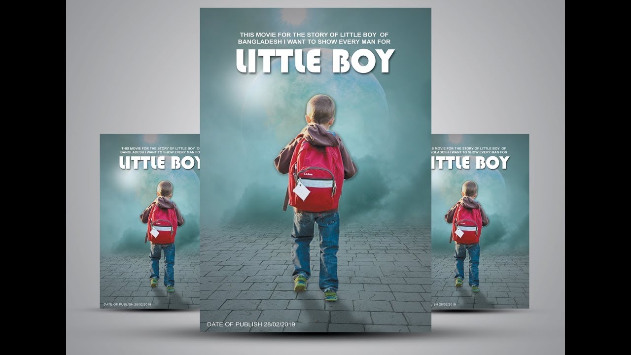 Creating an Little Boy Movie Poster Design In Photoshop - YouTube
