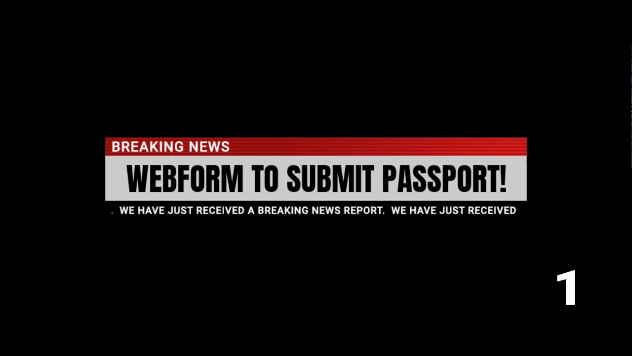 How To Submit Passport For Visa New WEBFORM For Passport Submission How To Submit Passport For Visa New WEBFORM For Passport Submission