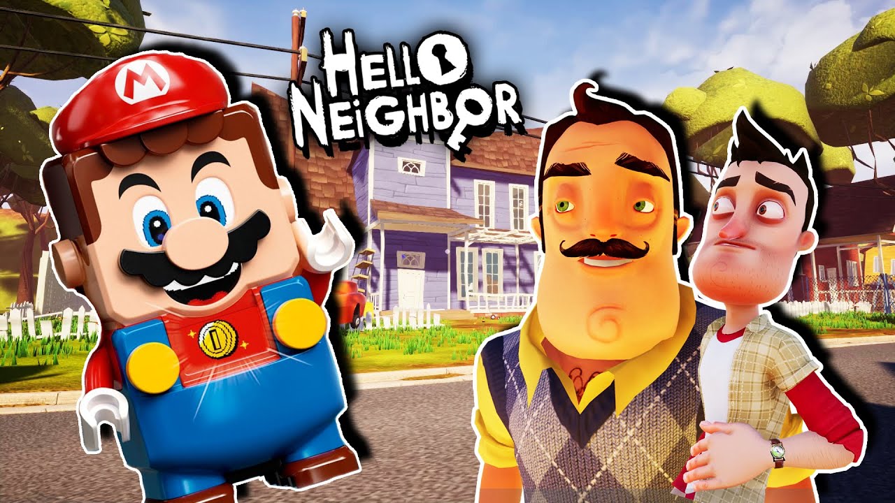HELLO LEGO SUPER MARIO | Hello Neighbor Mod - YouTube